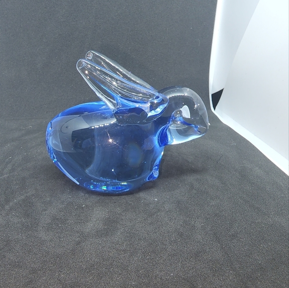 Accents | Glass Bunny Figurine | Poshmark